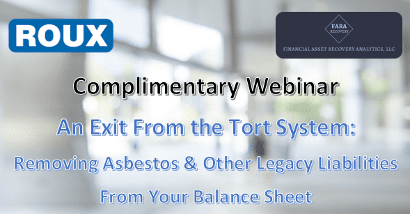 Complimentary Webinar: An Exit From the Tort System