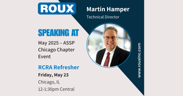 Martin Hamper to Present RCRA Refresher at Chicago Chapter Event