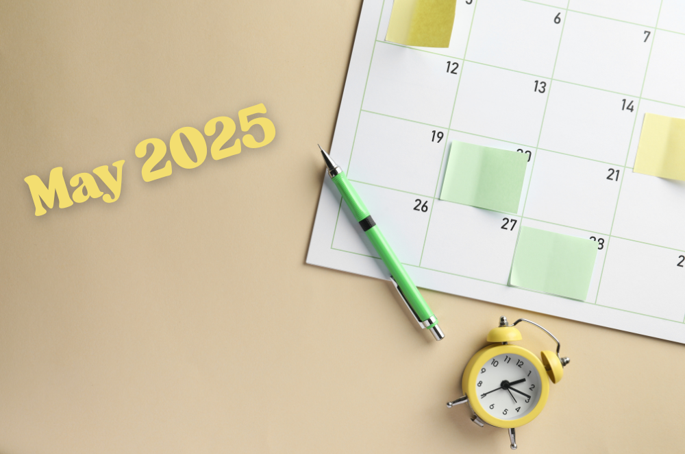 Upcoming Events: May 2025
